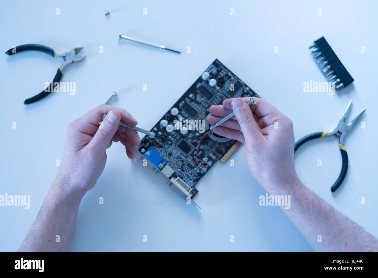 Card repair hi-res stock photography and images - Alamy
