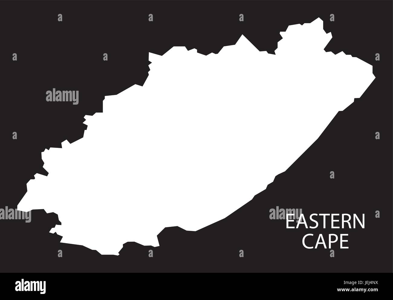 Map of south africa eastern cape hi-res stock photography and images ...