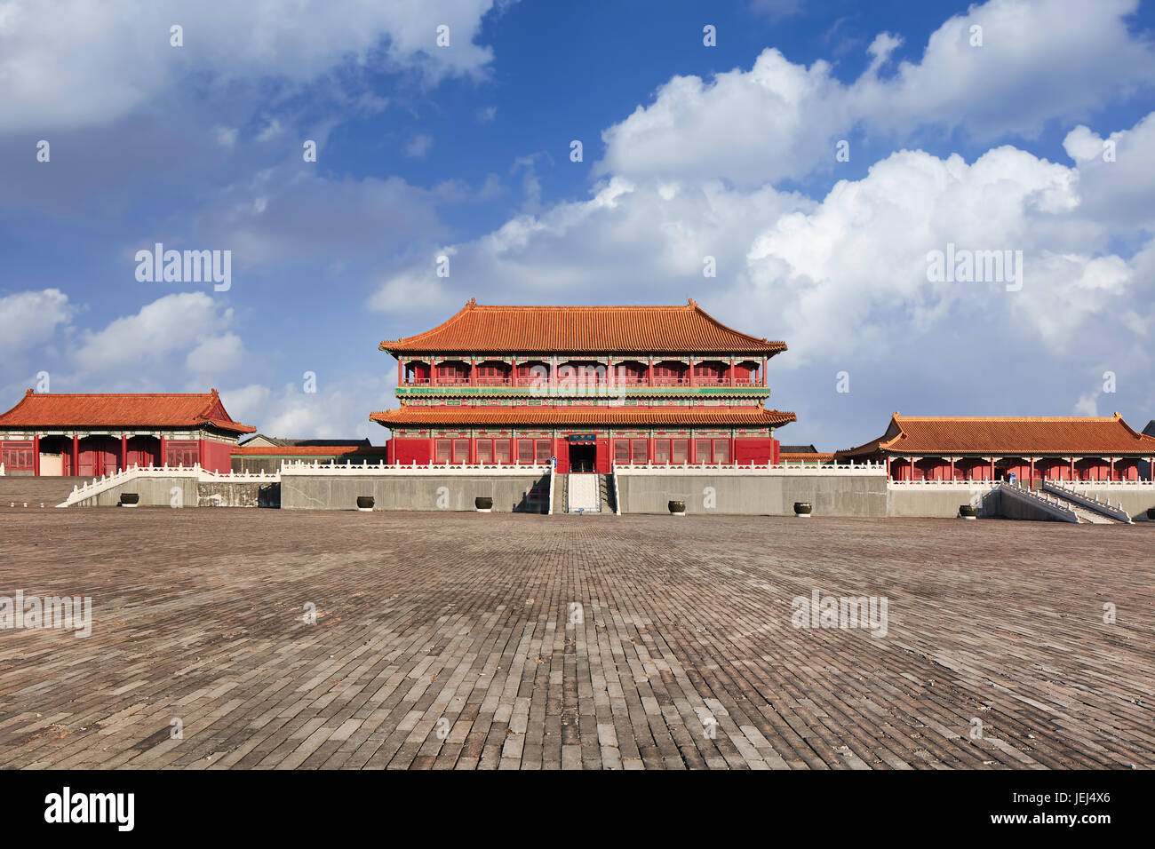 Replica of Forbidden City pavilion, Hengdian World Studios, Hengdian ...