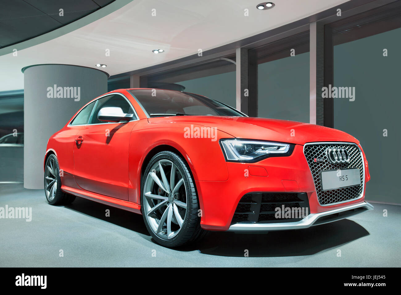 BEIJING-APRIL 17. Audi RS5 in showroom. Audi cars remain in high demand ...