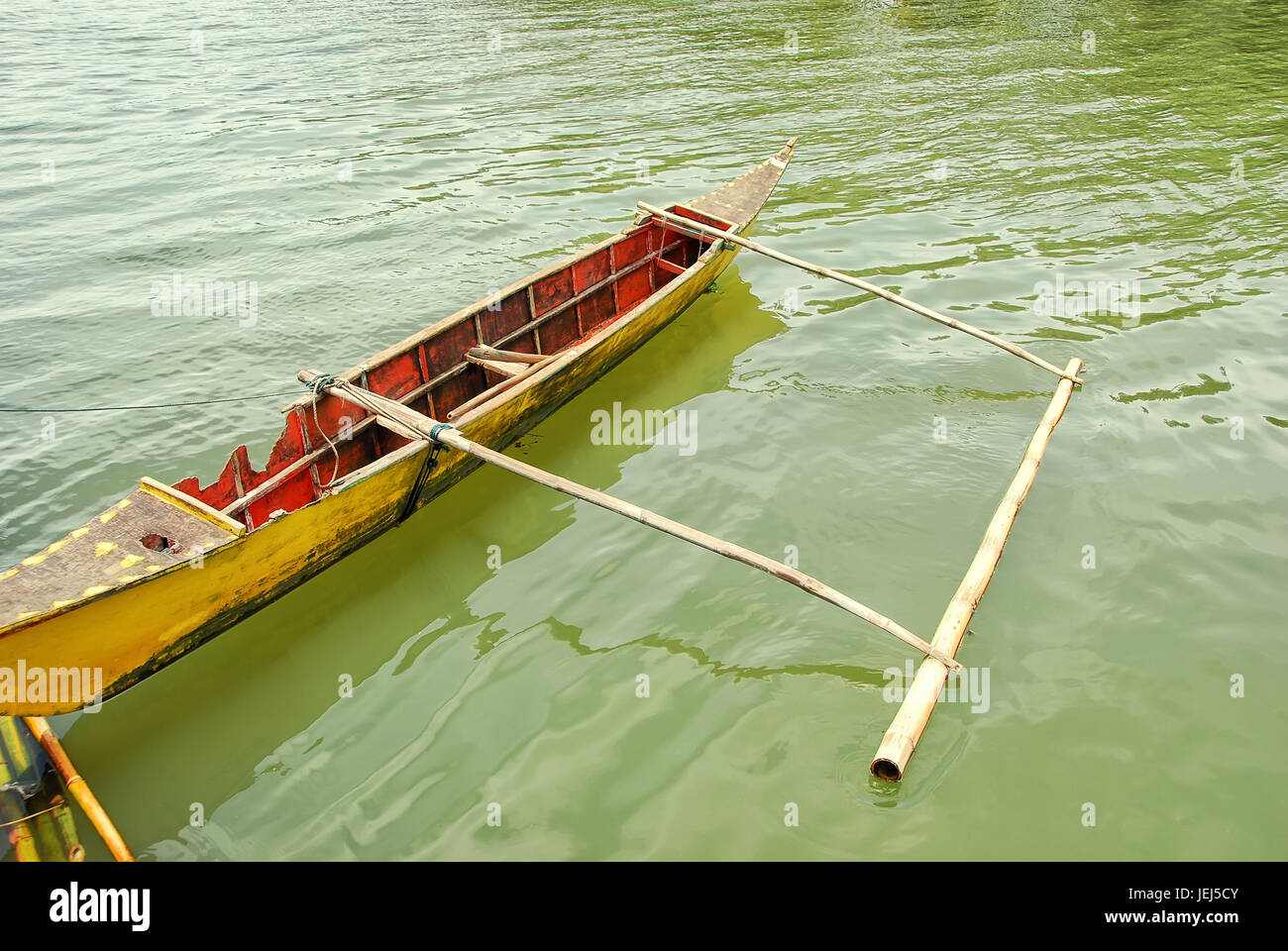 Bamboo outrigger hi-res stock photography and images - Alamy