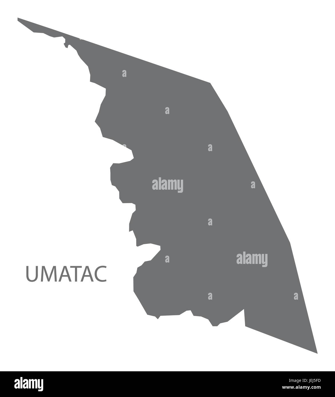 Umatac Guam map grey illustration silhouette Stock Vector Image & Art ...