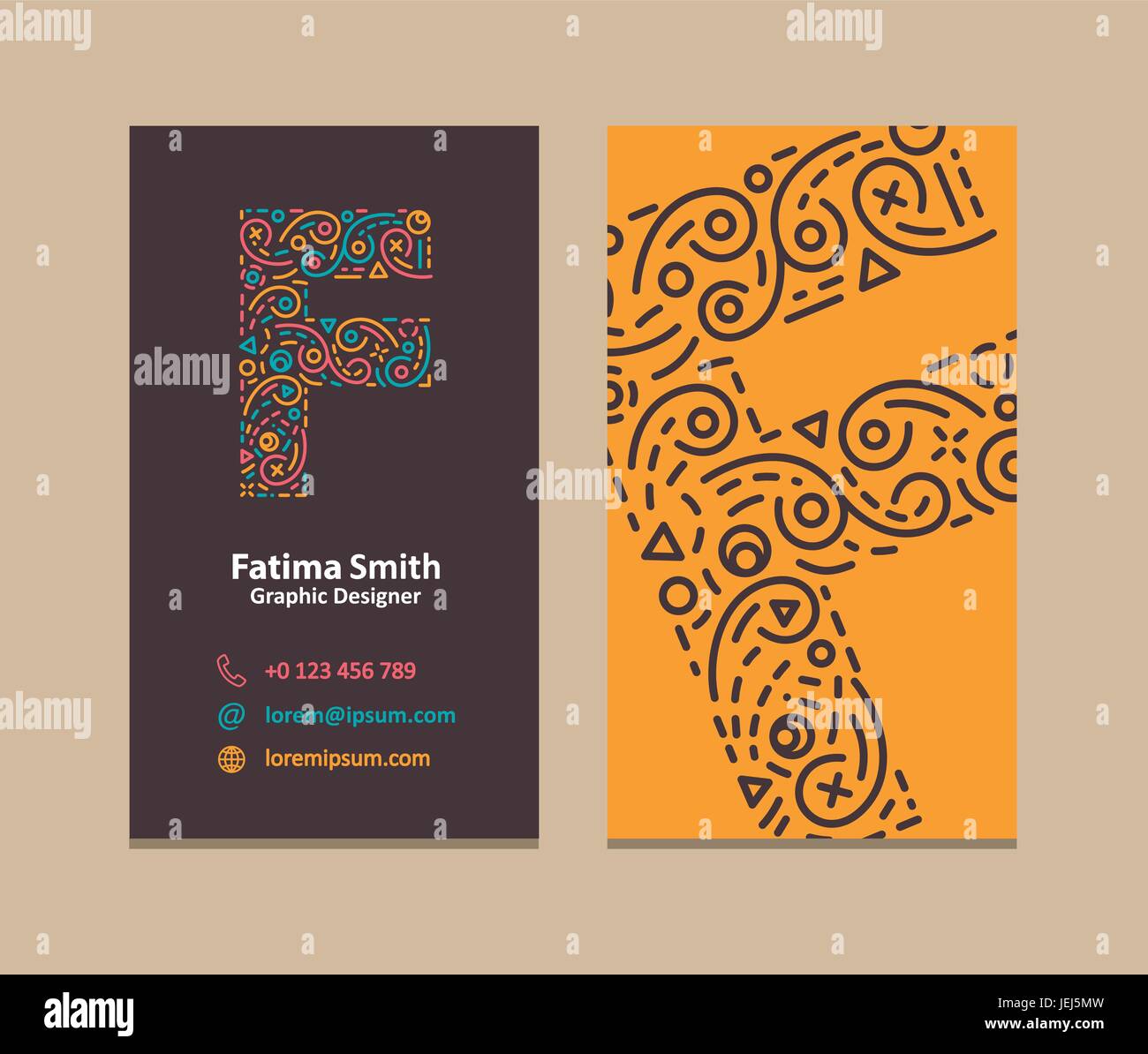 Letter f badge logo Stock Vector Images - Alamy