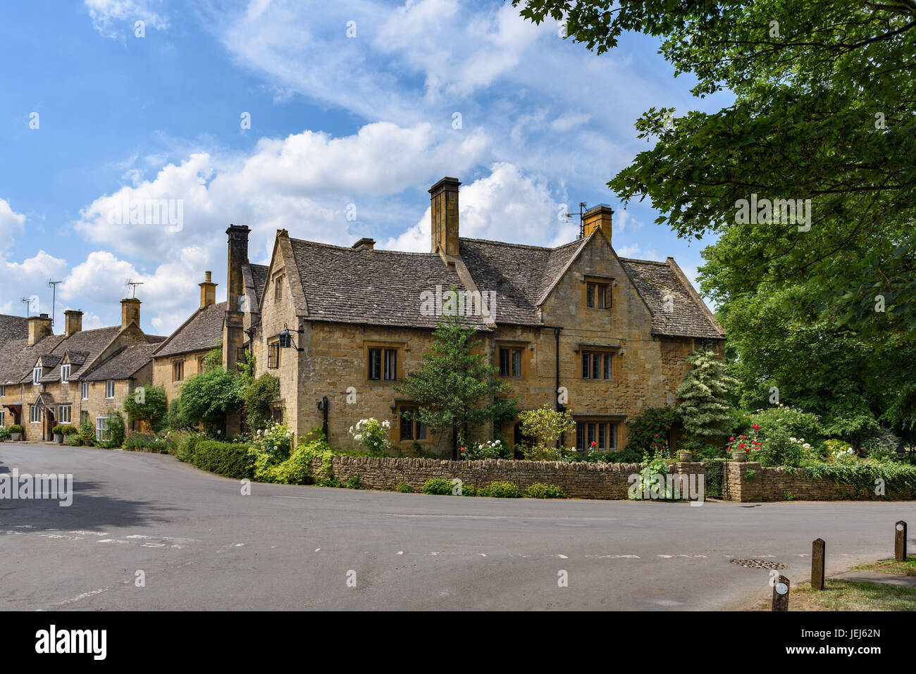 Stanton, Cotswold Way, UK Stock Photo - Alamy