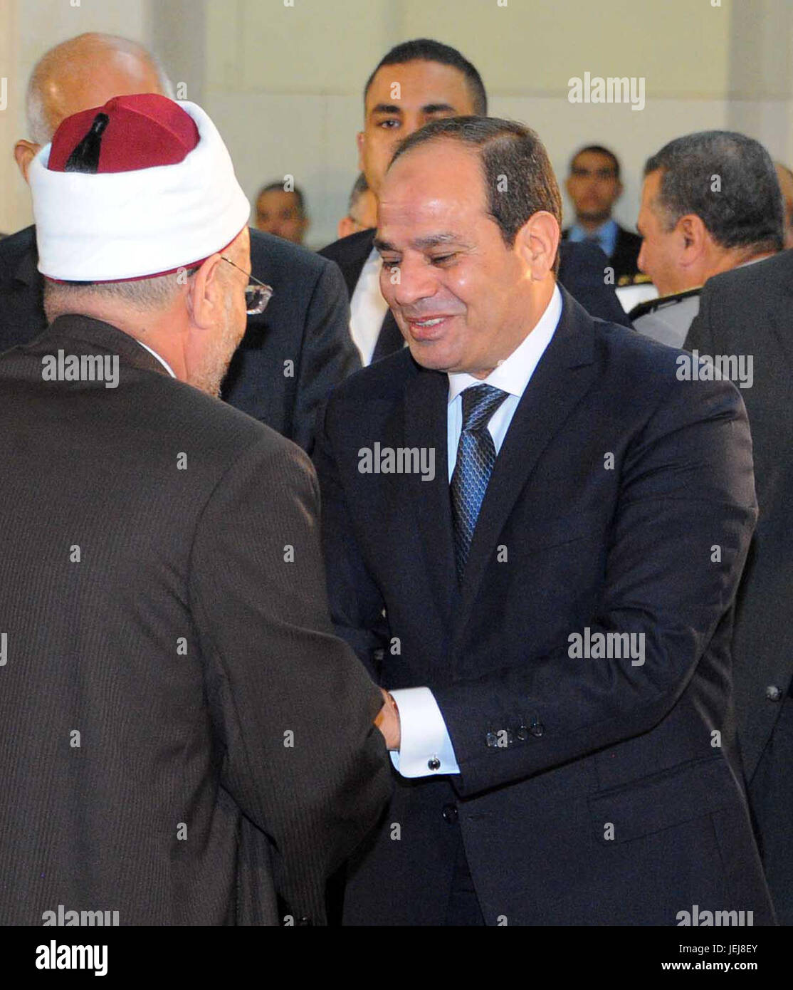 Cairo, Egypt. 25th June, 2017. Egyptian President Abdel Fattah al-Sisi ...