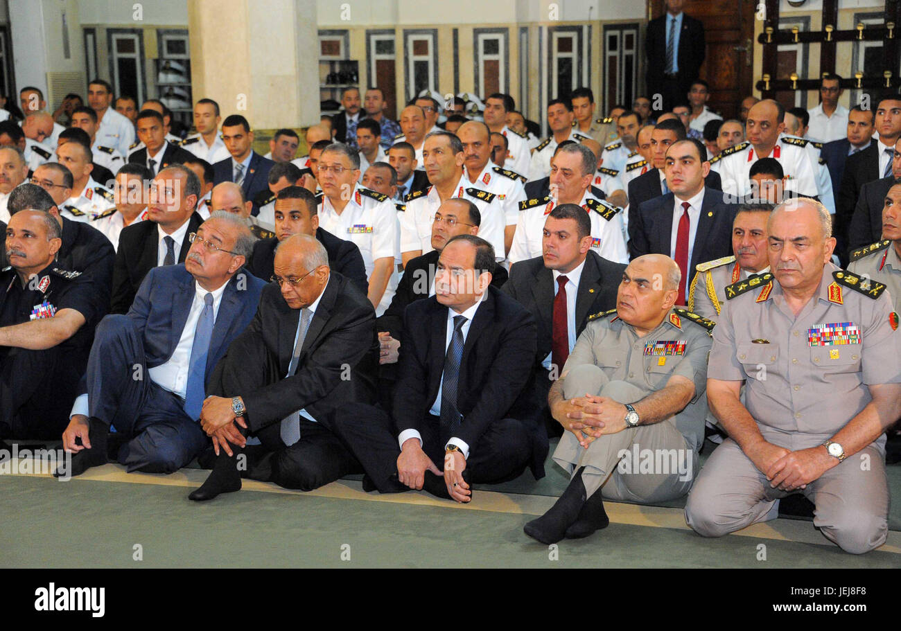 Cairo, Egypt. 25th June, 2017. Egyptian President Abdel Fattah al-Sisi ...