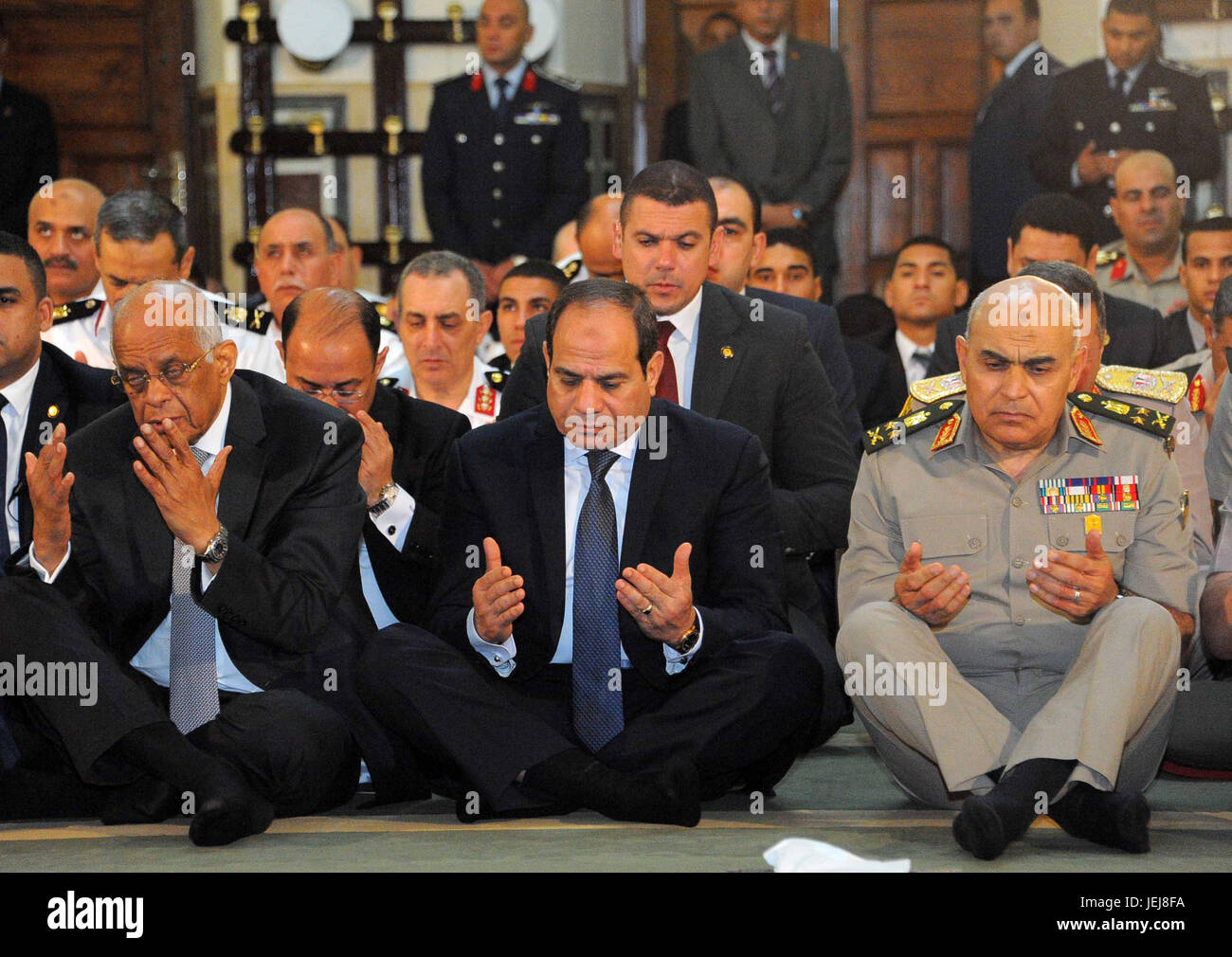 Cairo, Egypt. 25th June, 2017. Egyptian President Abdel Fattah al-Sisi ...