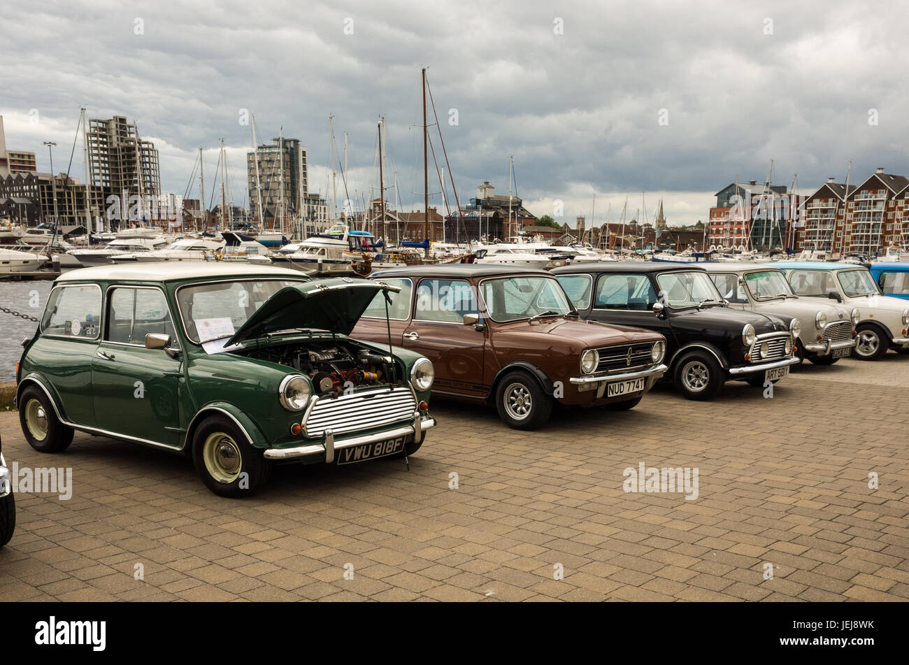 Waterfront Quay, Ipswich. England UK. 25th June, 2017. A large number ...