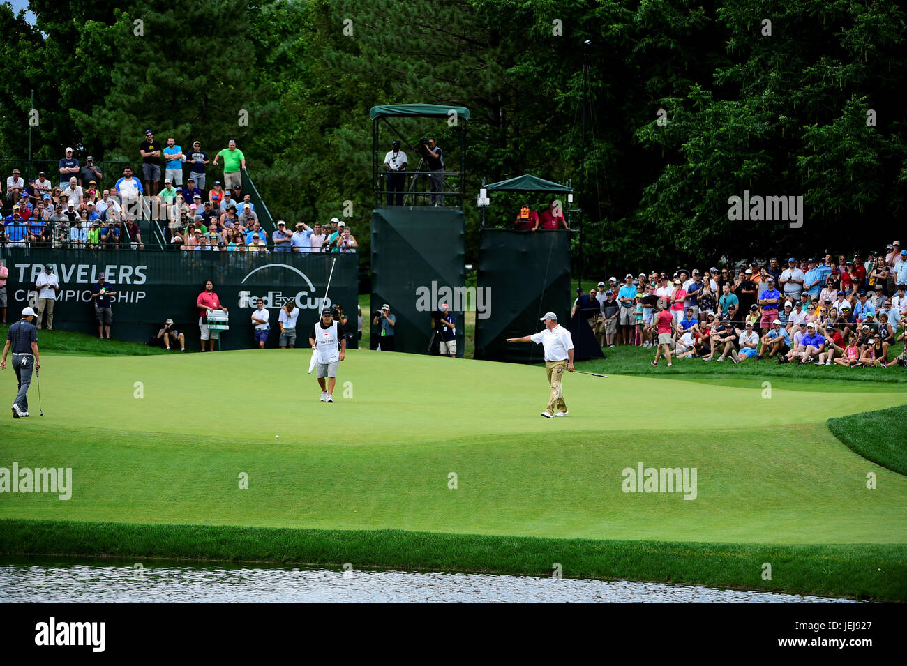 Cromwell, CT, USA. 25th June, 2017. Boo Weekley, of the United States ...