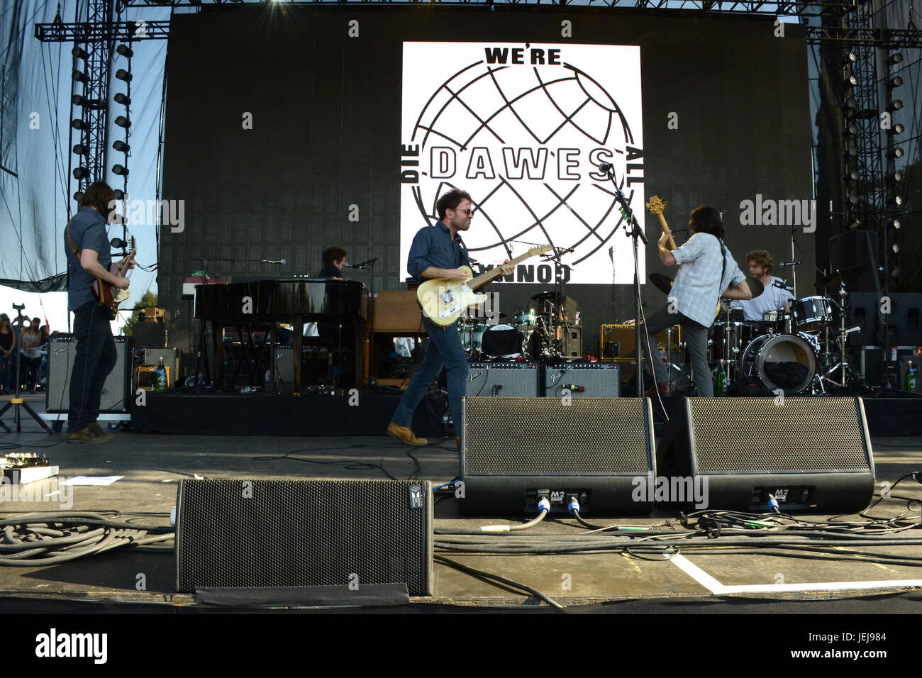 Pasadena,California,USA. 24th June,2017. Taylor Goldsmith singer Dawes ...