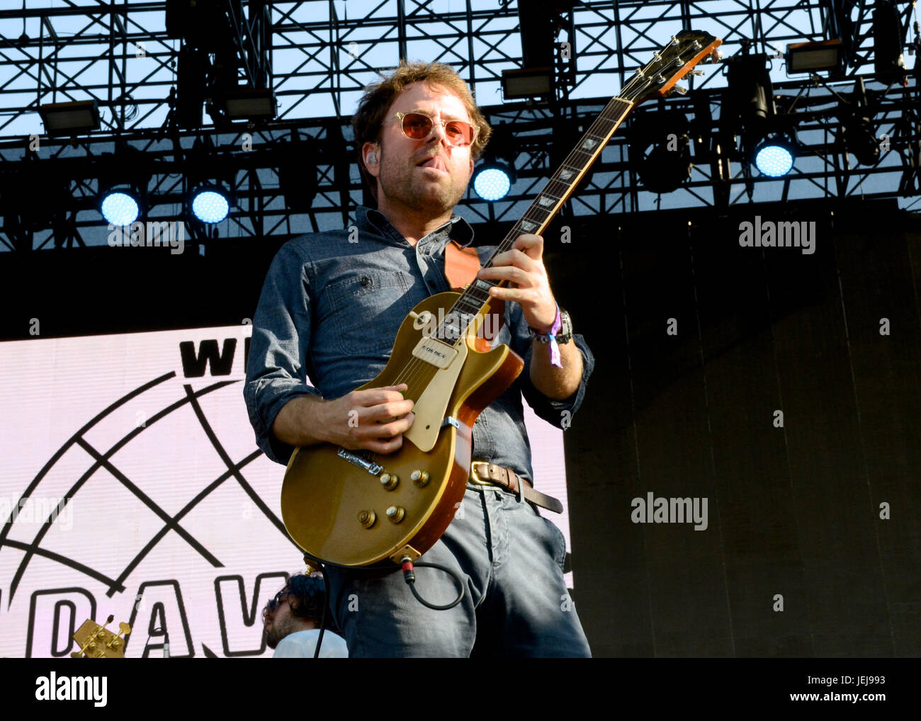 Pasadena,California,USA. 24th June,2017. Taylor Goldsmith singer Dawes ...