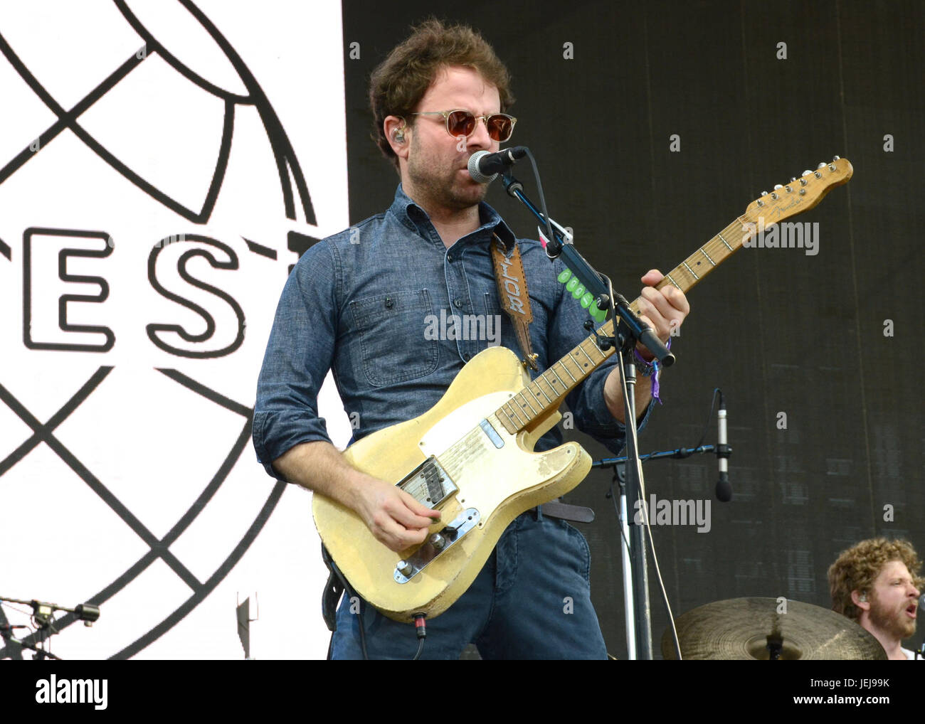 Pasadena,California,USA. 24th June,2017. Taylor Goldsmith singer Dawes ...