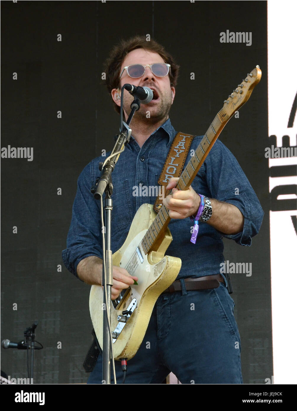 Pasadena,California,USA. 24th June,2017. Taylor Goldsmith singer Dawes ...