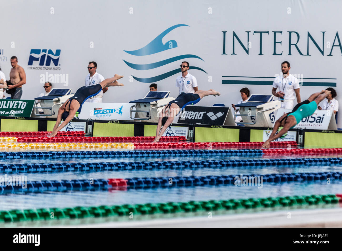 The 54th edition of Seven Swimming Pool Trophy 2017 Stock Photo - Alamy