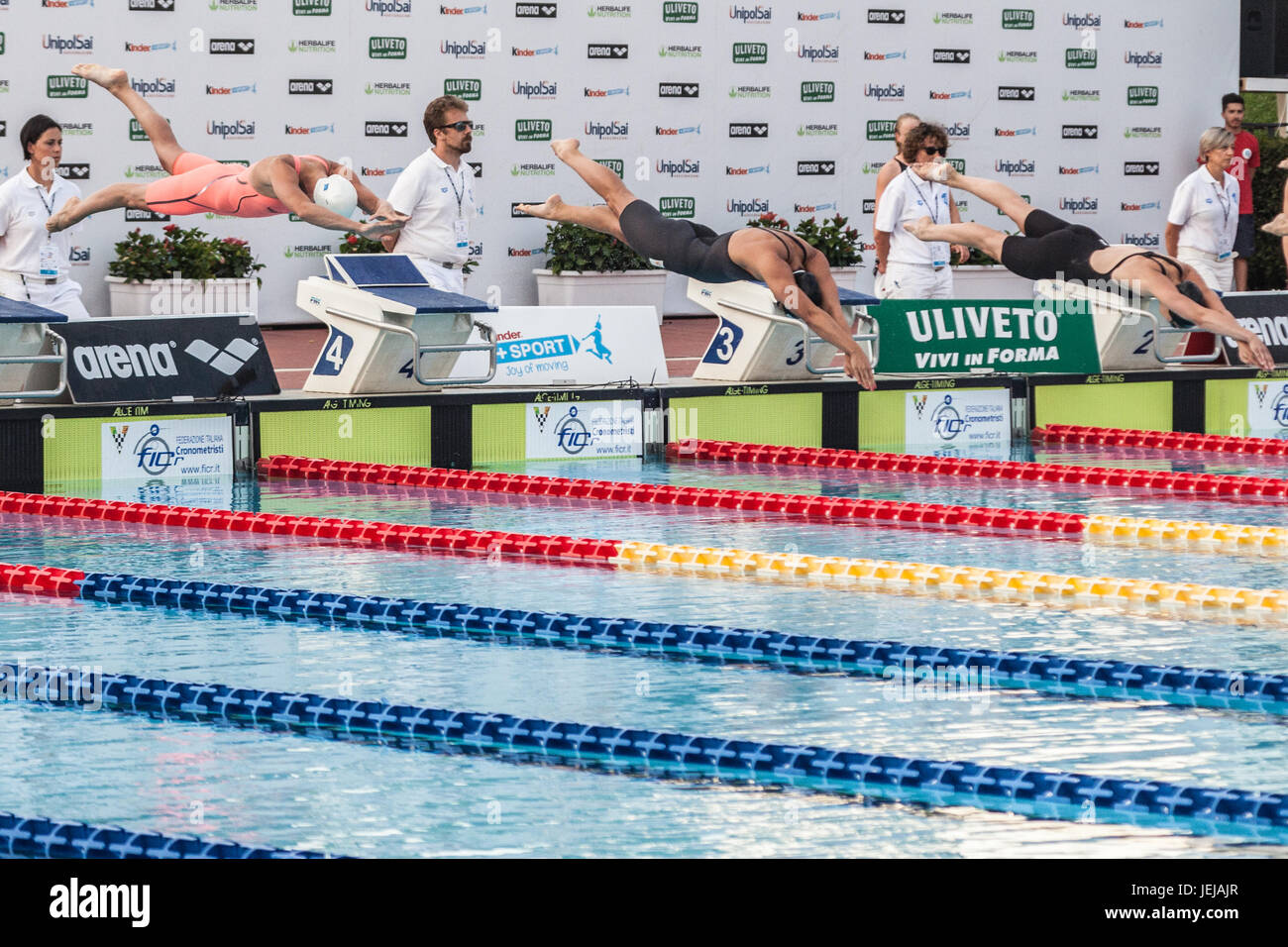 The 54th edition of Seven Swimming Pool Trophy 2017 Stock Photo - Alamy