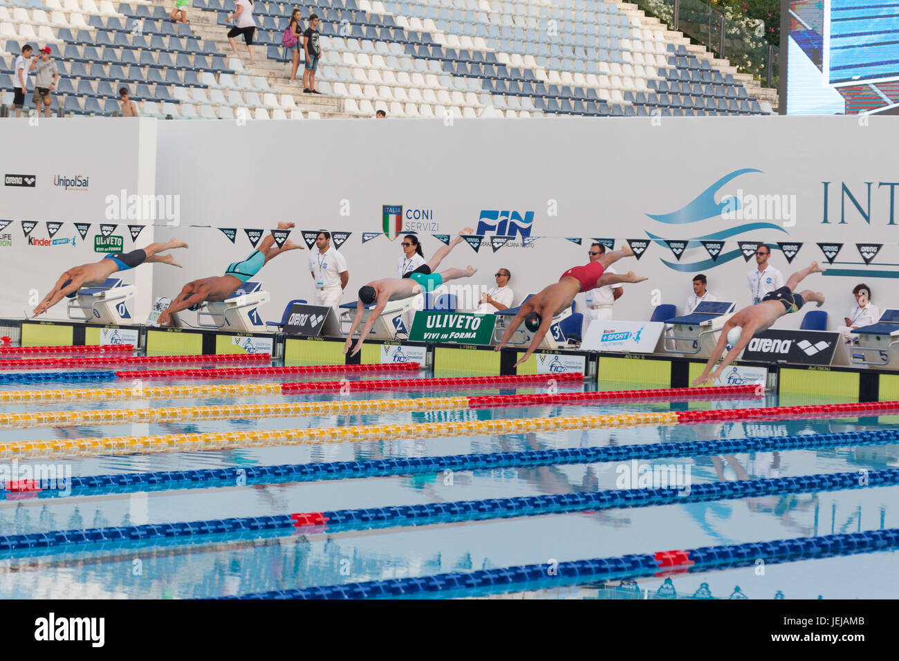 The 54th edition of Seven Swimming Pool Trophy 2017 Stock Photo - Alamy