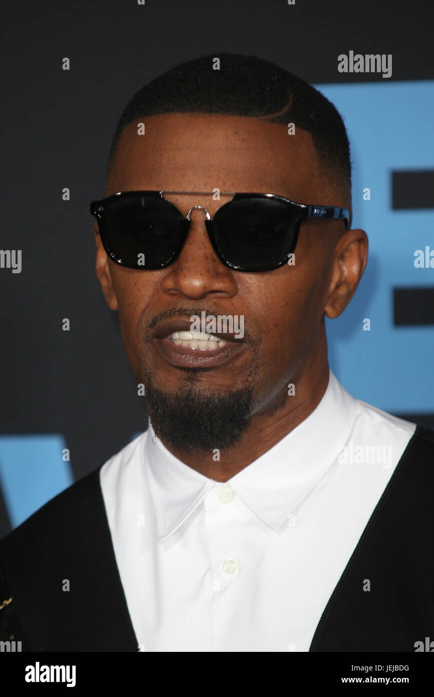 Los Angeles, Ca, USA. 25th June, 2017. Jamie Foxx arriving to the BET ...
