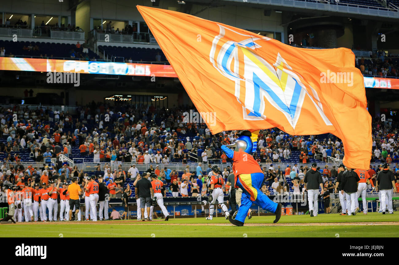Miami, Florida, USA. 25th June, 2017. Billy the Marlin, the official ...