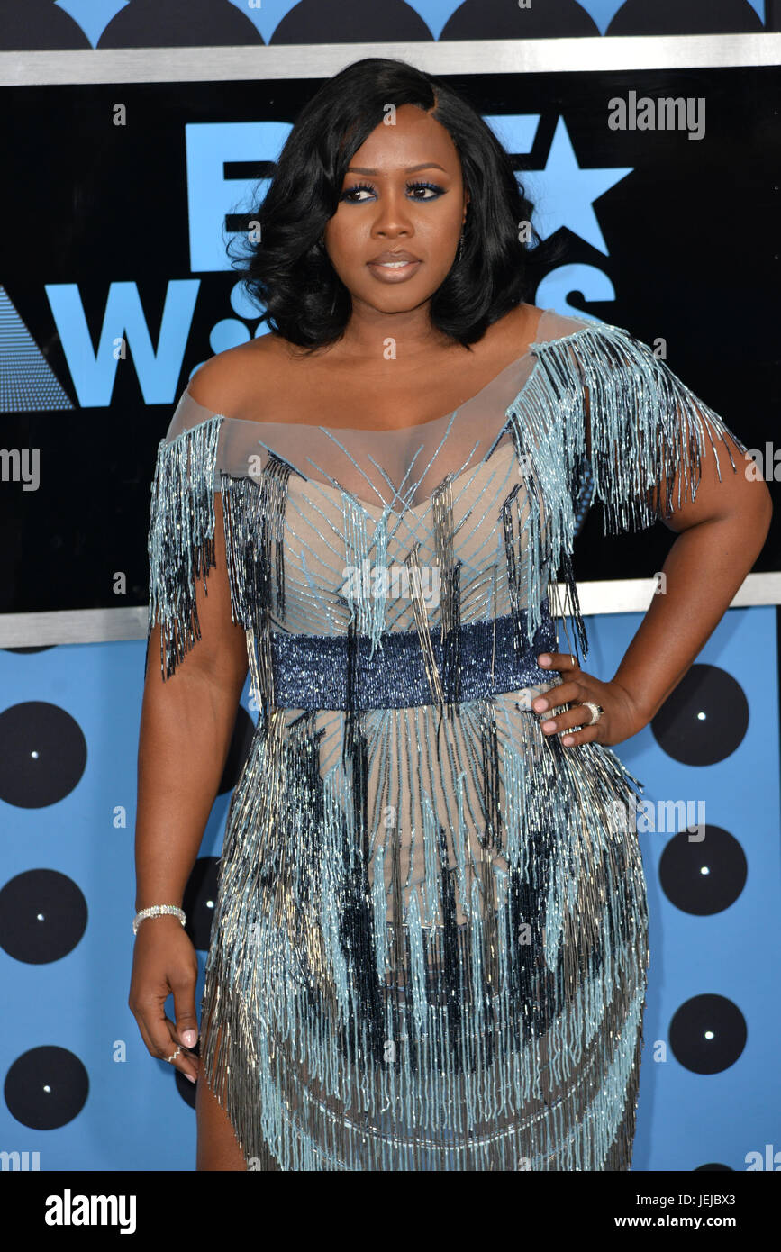 Los Angeles, Ca, USA. 25th June, 2017. Remy Ma arriving to the BET ...