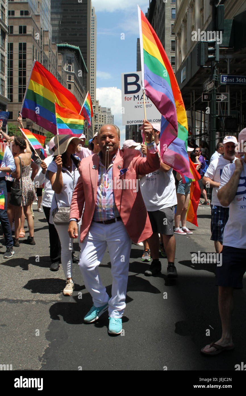 New York, New York, USA. 25th June, 2017. 48th Annual New York City Gay ...