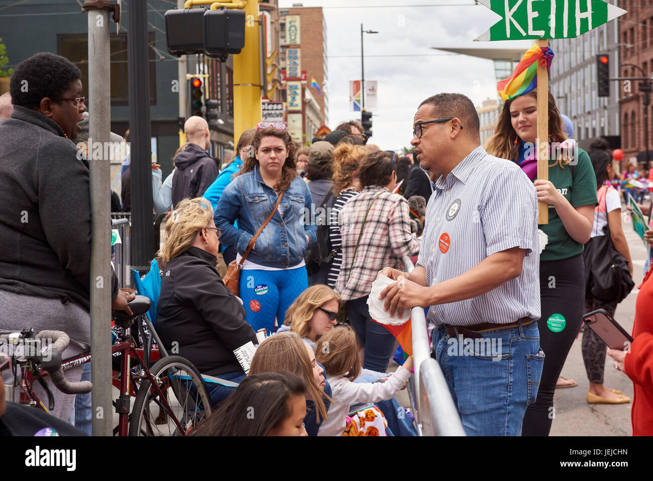 Minneapolis, USA. 25th Jun, 2017. US Congressman from Minnesota, Keith ...