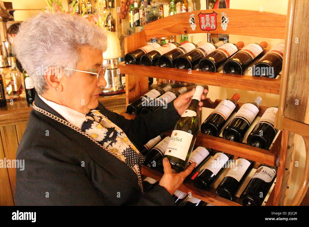 Havanna, Cuba. 01st Mar, 2017. Cuban wine expert Martha Beatriz Senan ...