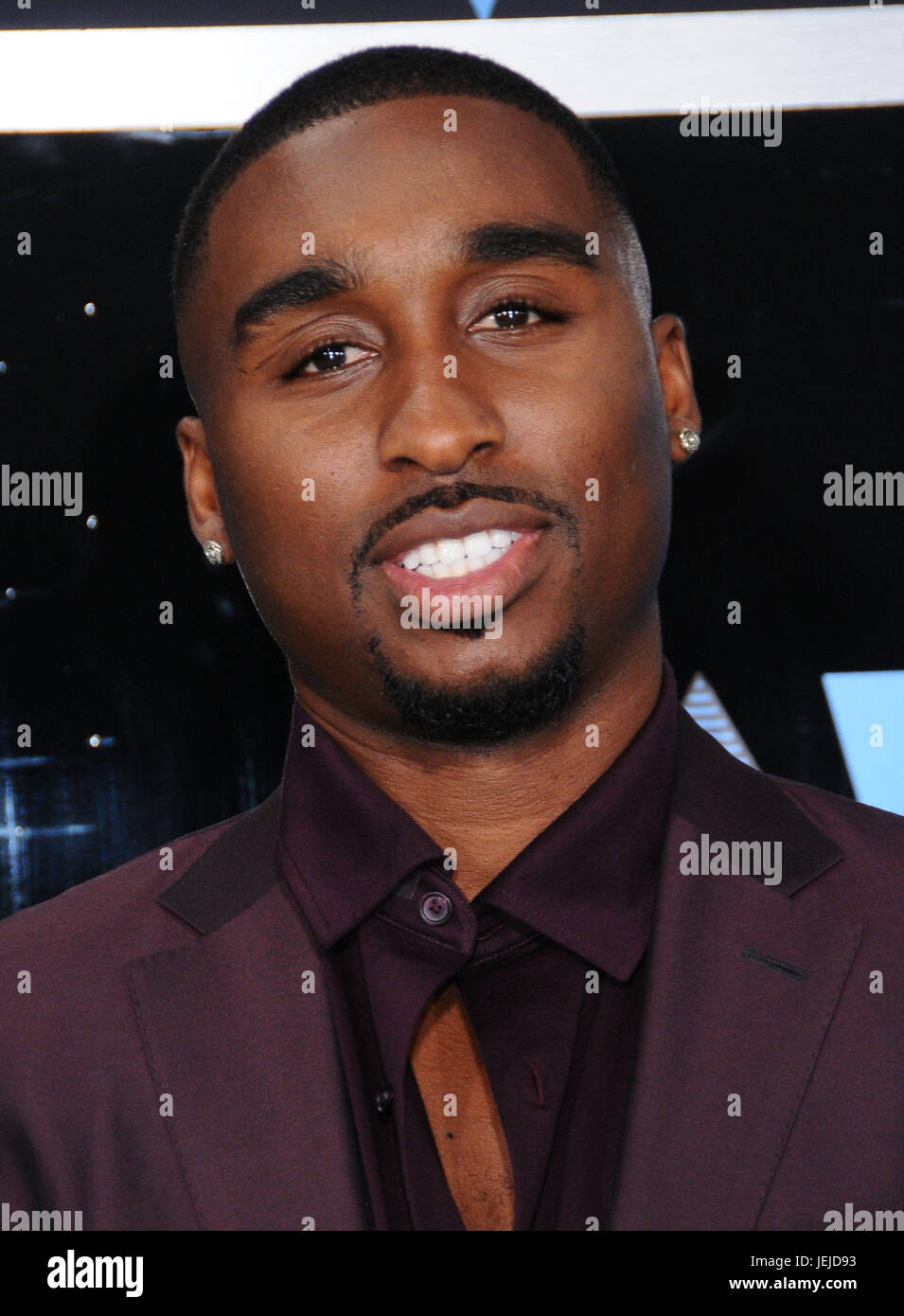 25 June 2017 - Los Angeles, California - Demetrius Shipp, Jr.. 2017 BET ...