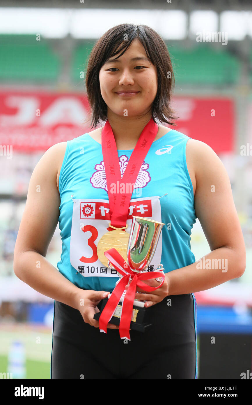 Yanmar Stadium Nagai, Osaka, Japan. 25th June, 2017. Minori Tsujikawa ...