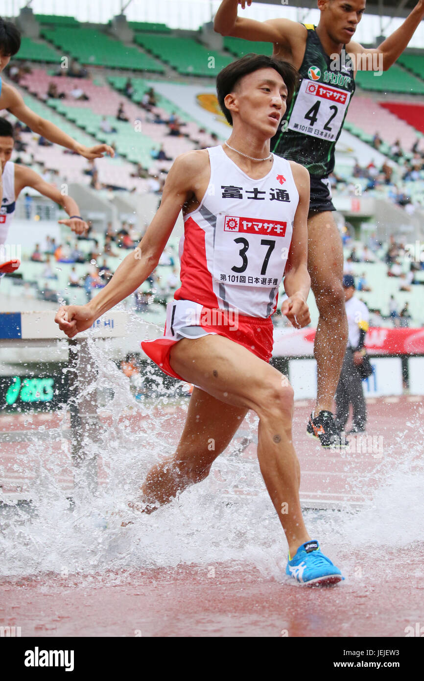 Yanmar Stadium Nagai, Osaka, Japan. 25th June, 2017. Hironori Tsuetaki ...