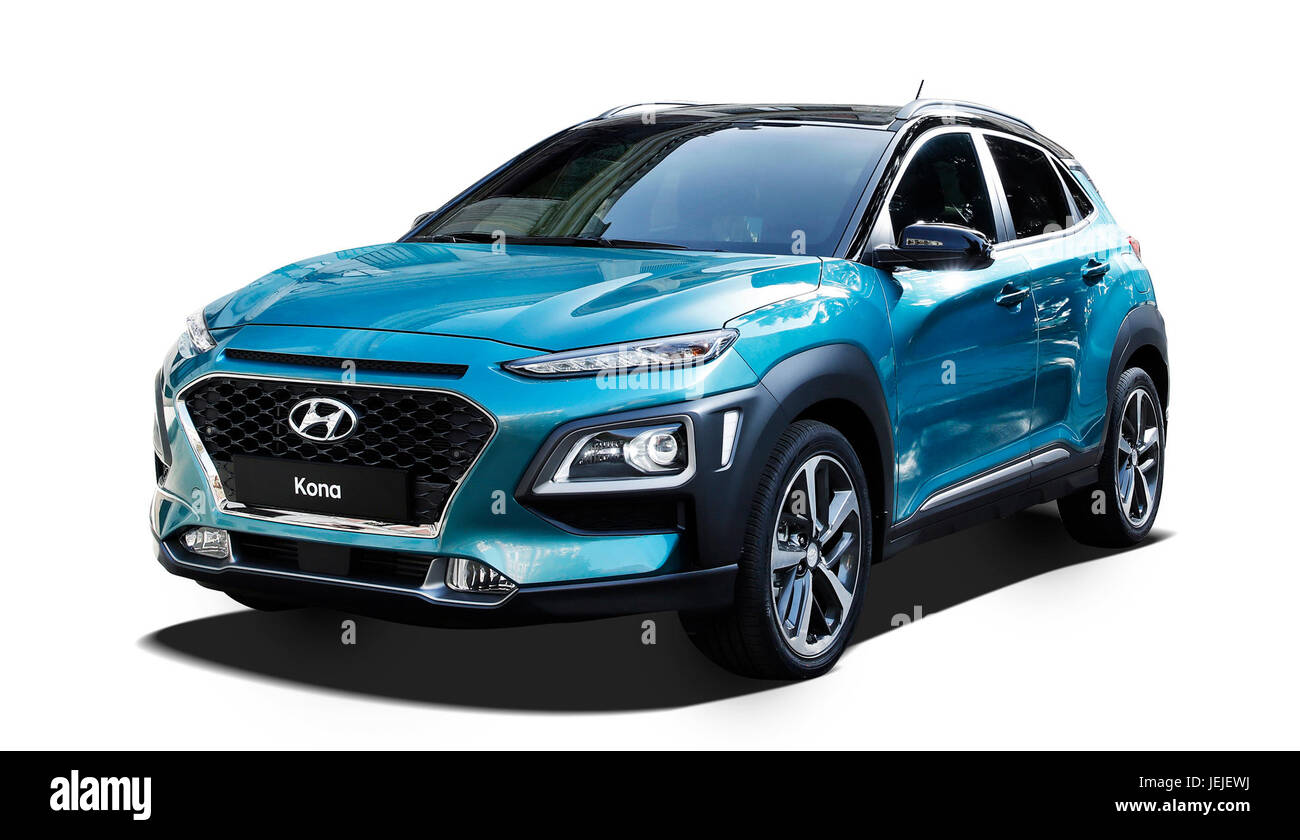 Hyundai to release new subcompact SUV Kona This photo, provided by ...