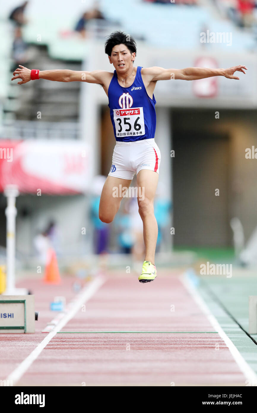 Yanmar Stadium Nagai, Osaka, Japan. 25th June, 2017. Ryoma Yamamoto ...