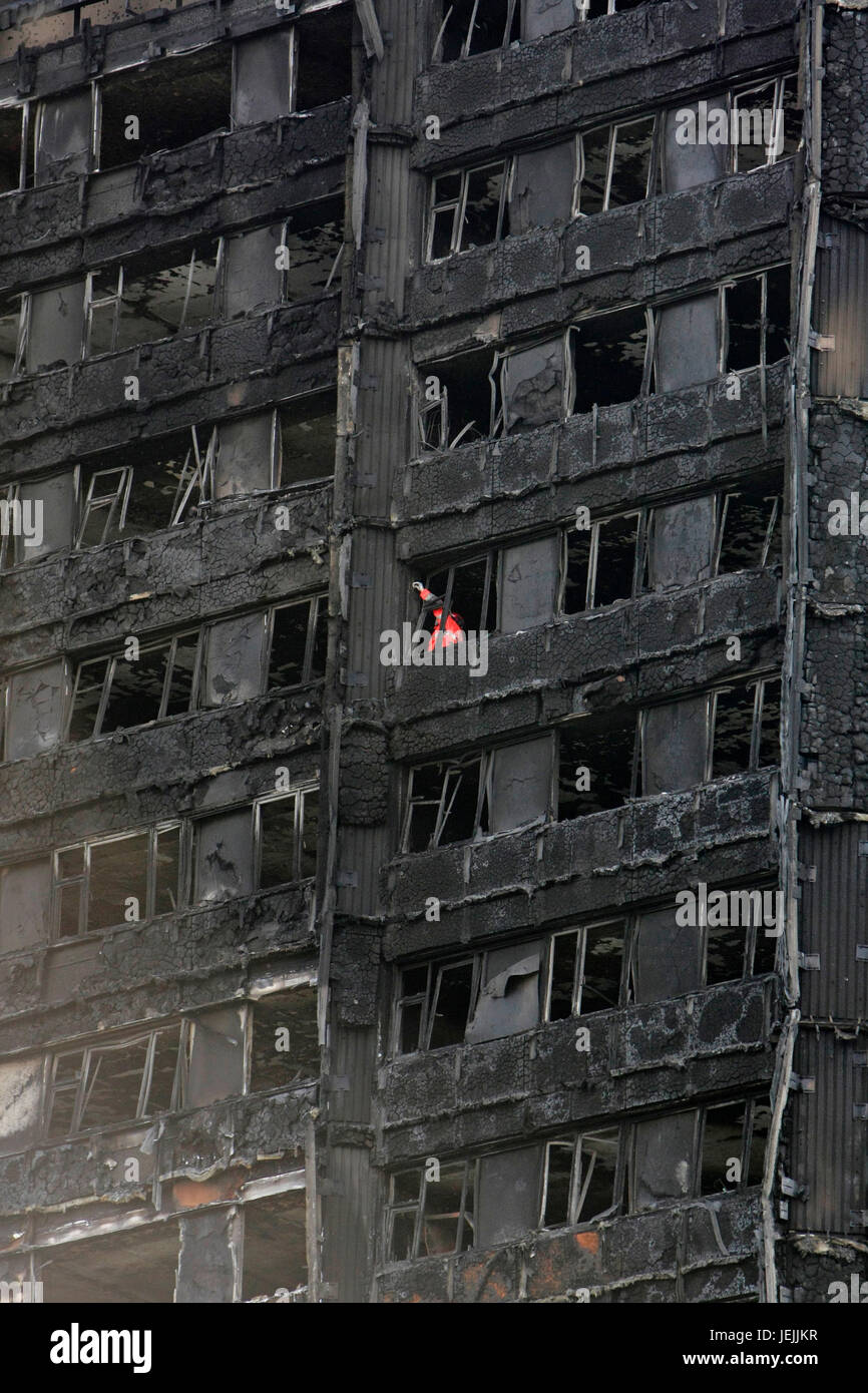 Grenfell tower block fire Stock Photo - Alamy
