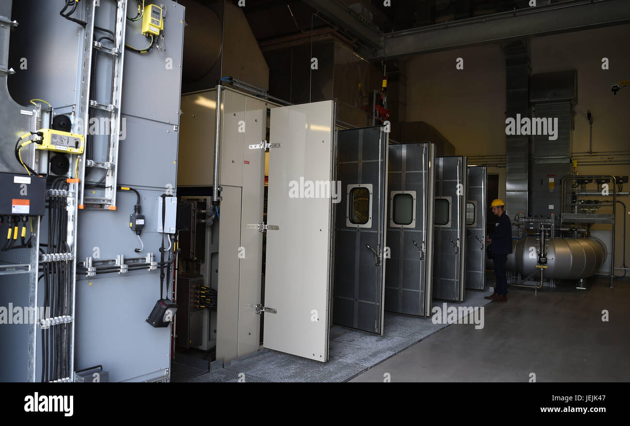 The company premises of Gasunie can be seen in Achim, Germany, 21 June ...