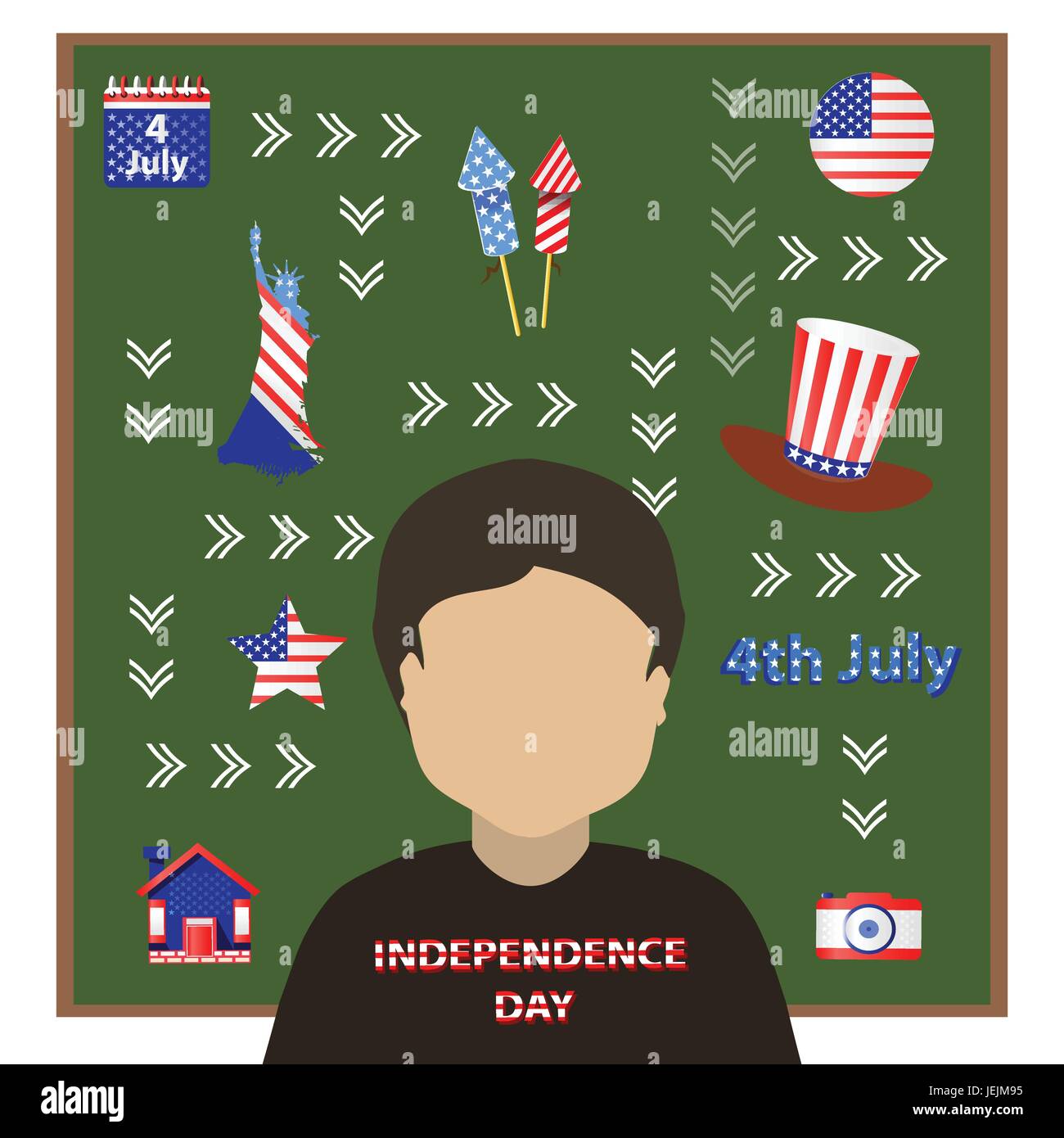 Independence Day United States. The fourth of July. guy. Symbolism of ...