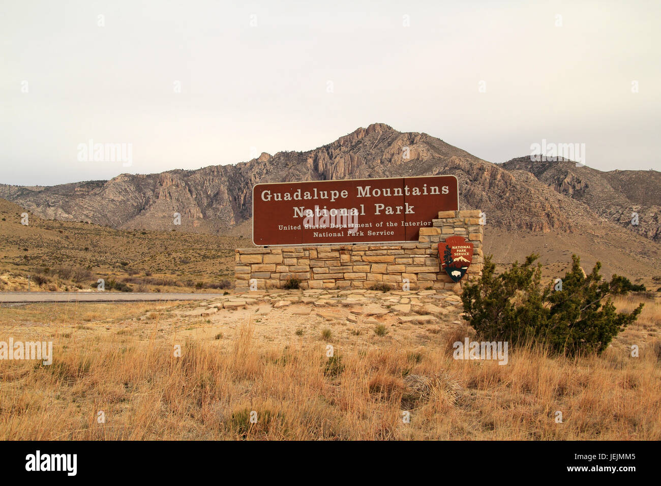 Guadalupe Mountains National Park in the State of Texas Stock Photo - Alamy
