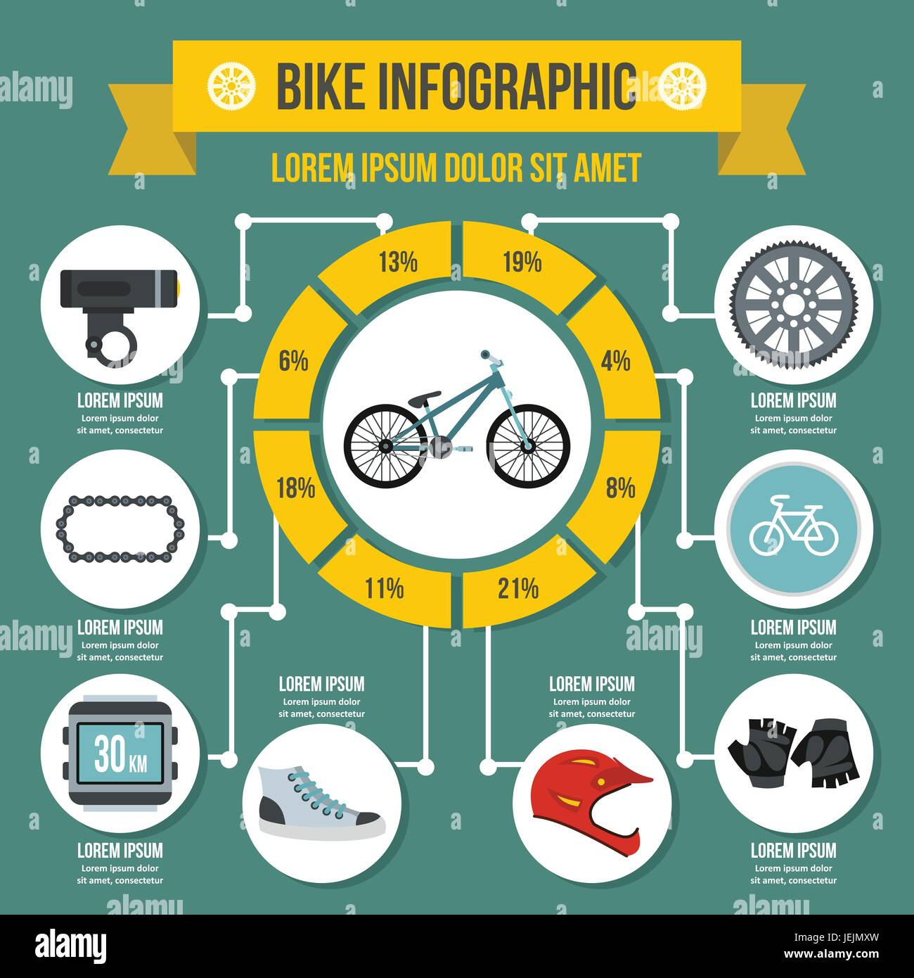Bicycle parts poster hi-res stock photography and images - Alamy