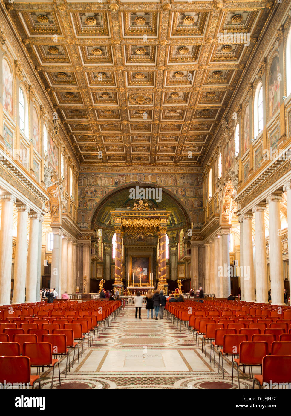 Santa maria maggiore interior hi-res stock photography and images - Alamy