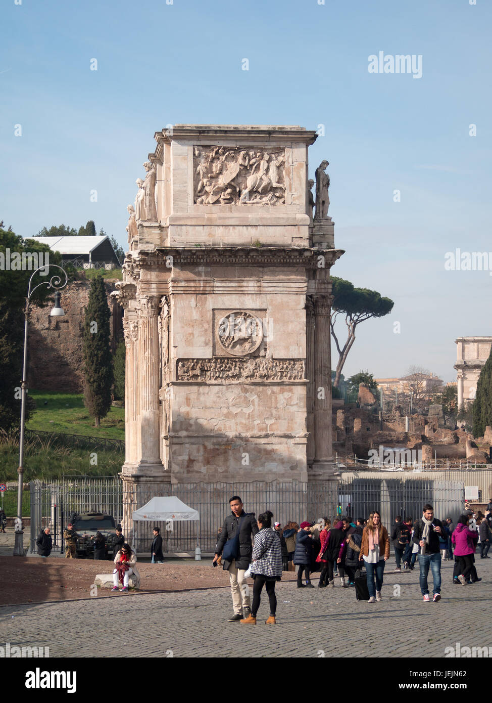 Constantine Arch side view Stock Photo - Alamy