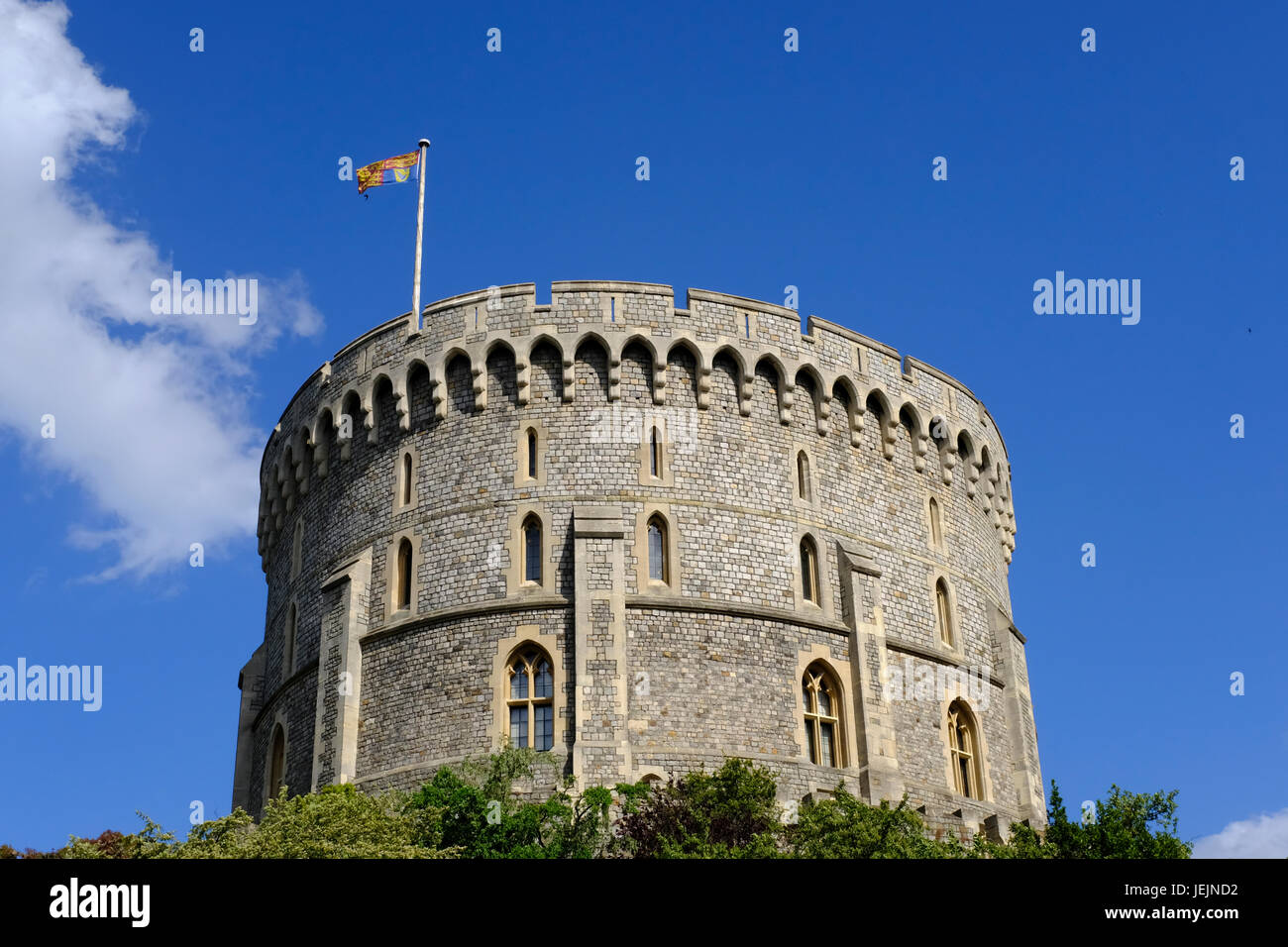 Windsor castle flag hi-res stock photography and images - Alamy