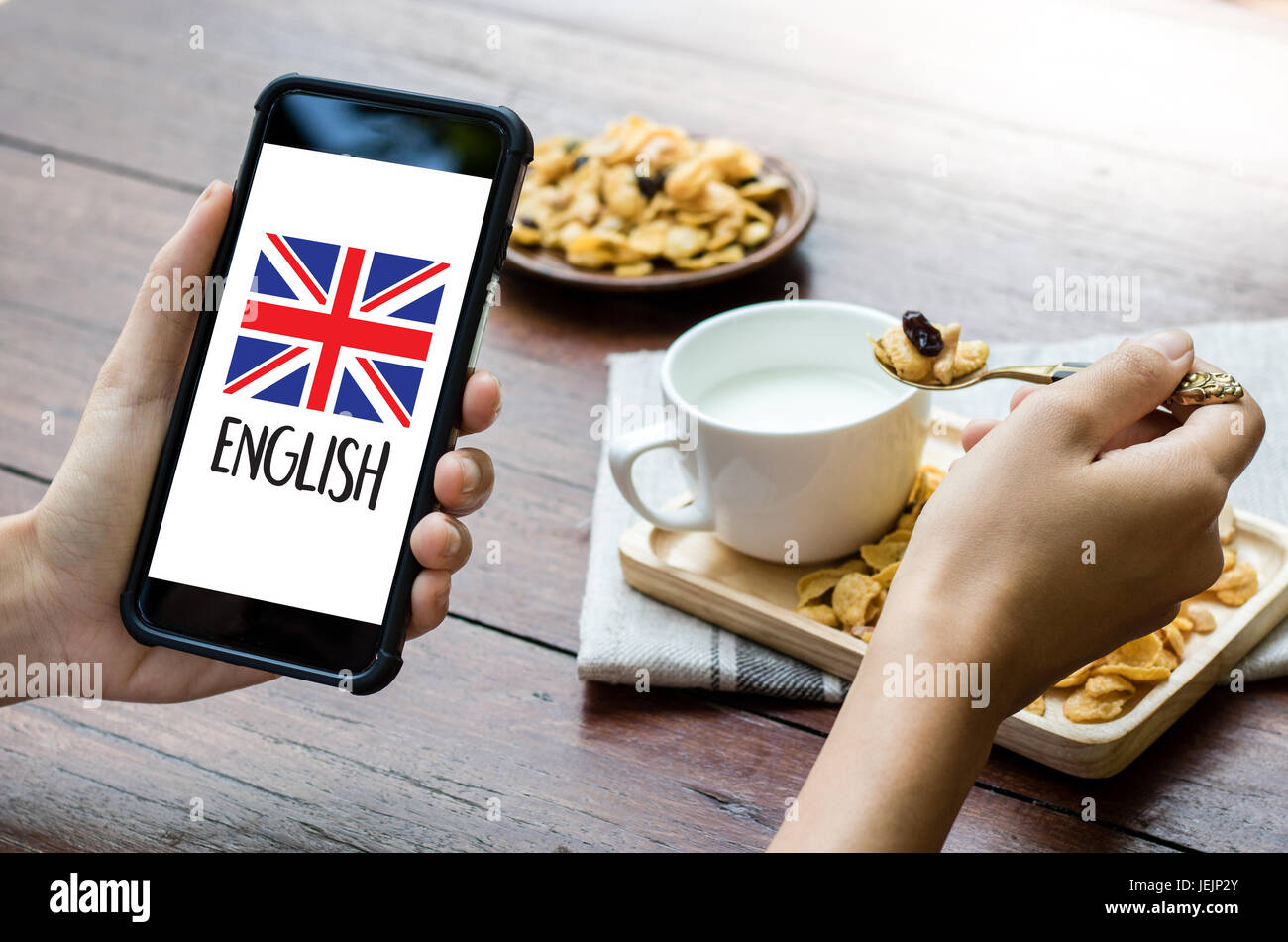 ENGLISH ( British England Language Education Stock Photo - Alamy