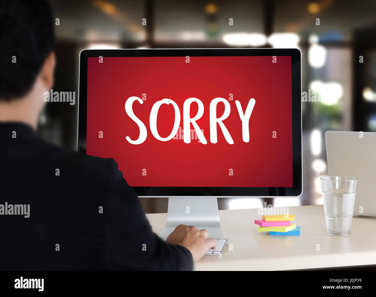 SORRY Forgive Regret Oops Fail False Fault Mistake Regret Apologize ...