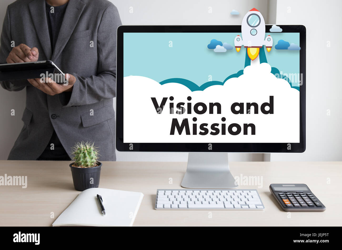 Vision and Mission Team work Business Corporate Vision Stock Photo - Alamy