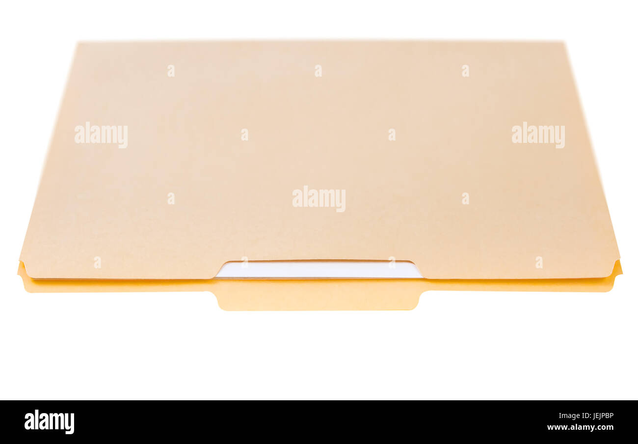 File folder for compiling info on various subjects Stock Photo - Alamy