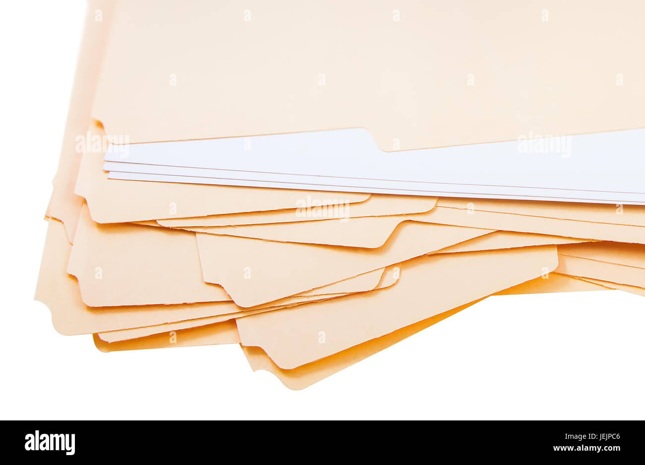 File folder for compiling info on various subjects Stock Photo - Alamy