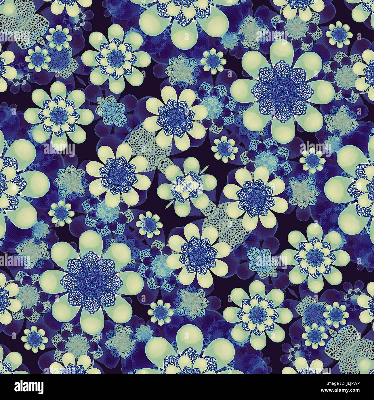 Modern Geometric Floral Pattern Collage Stock Photo - Alamy