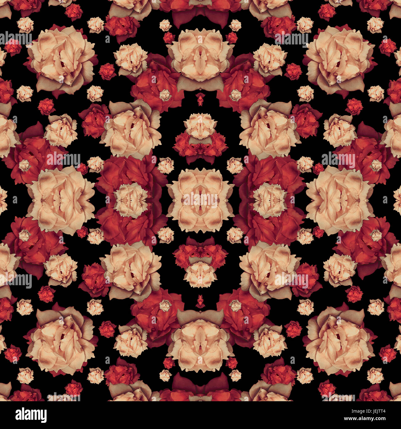 Geometric Modern Floral Seamless Pattern Stock Photo - Alamy