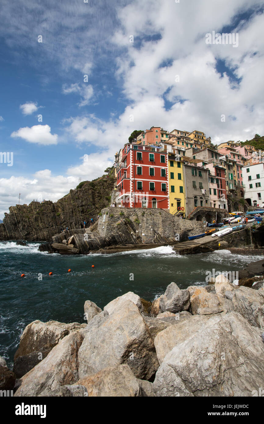 Cinque Terre - Riomaggiore Stock Photo - Alamy