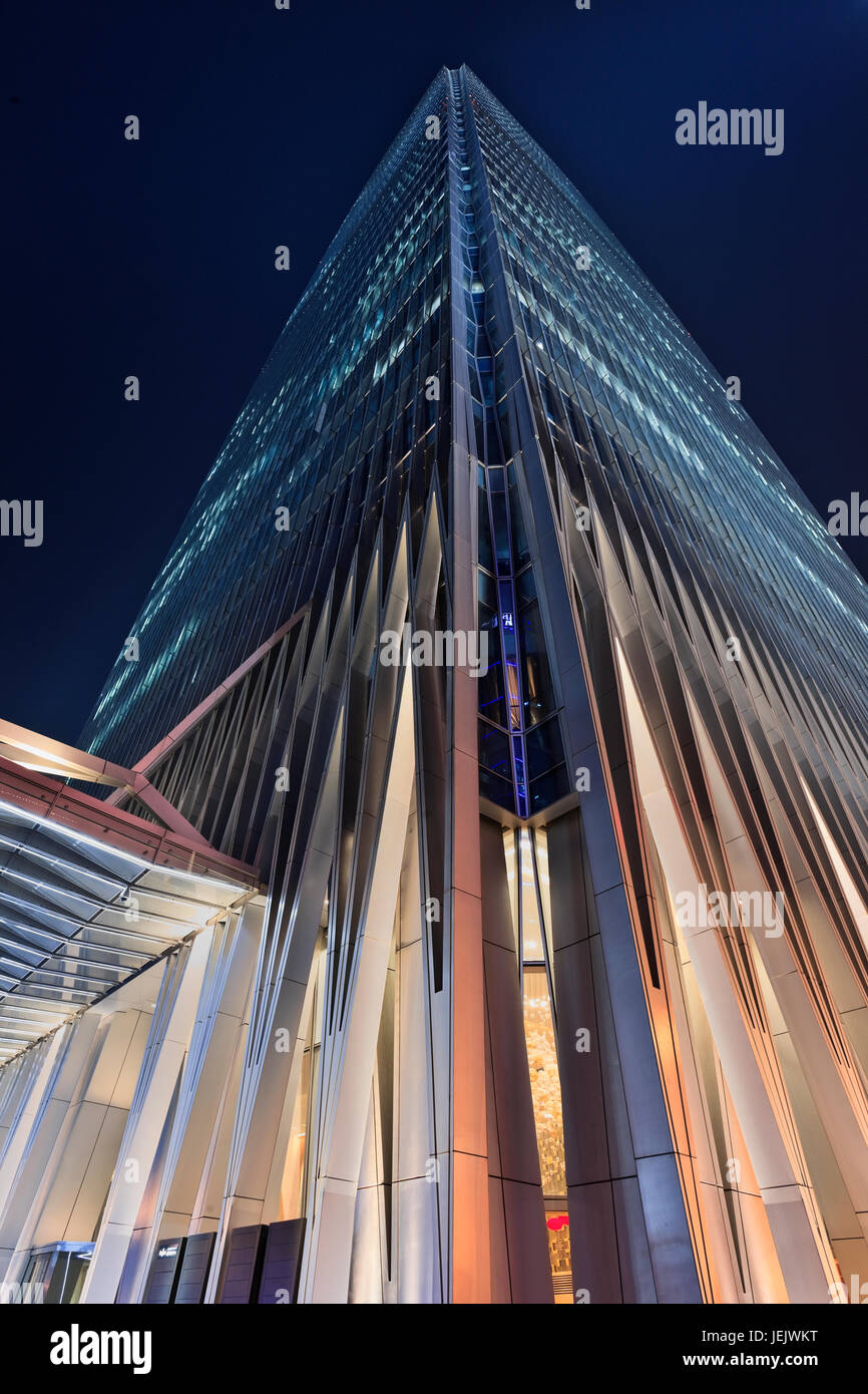 BEIJING – FEB. 3, 2012. China World Trade Center Tower 3 in Beijing ...
