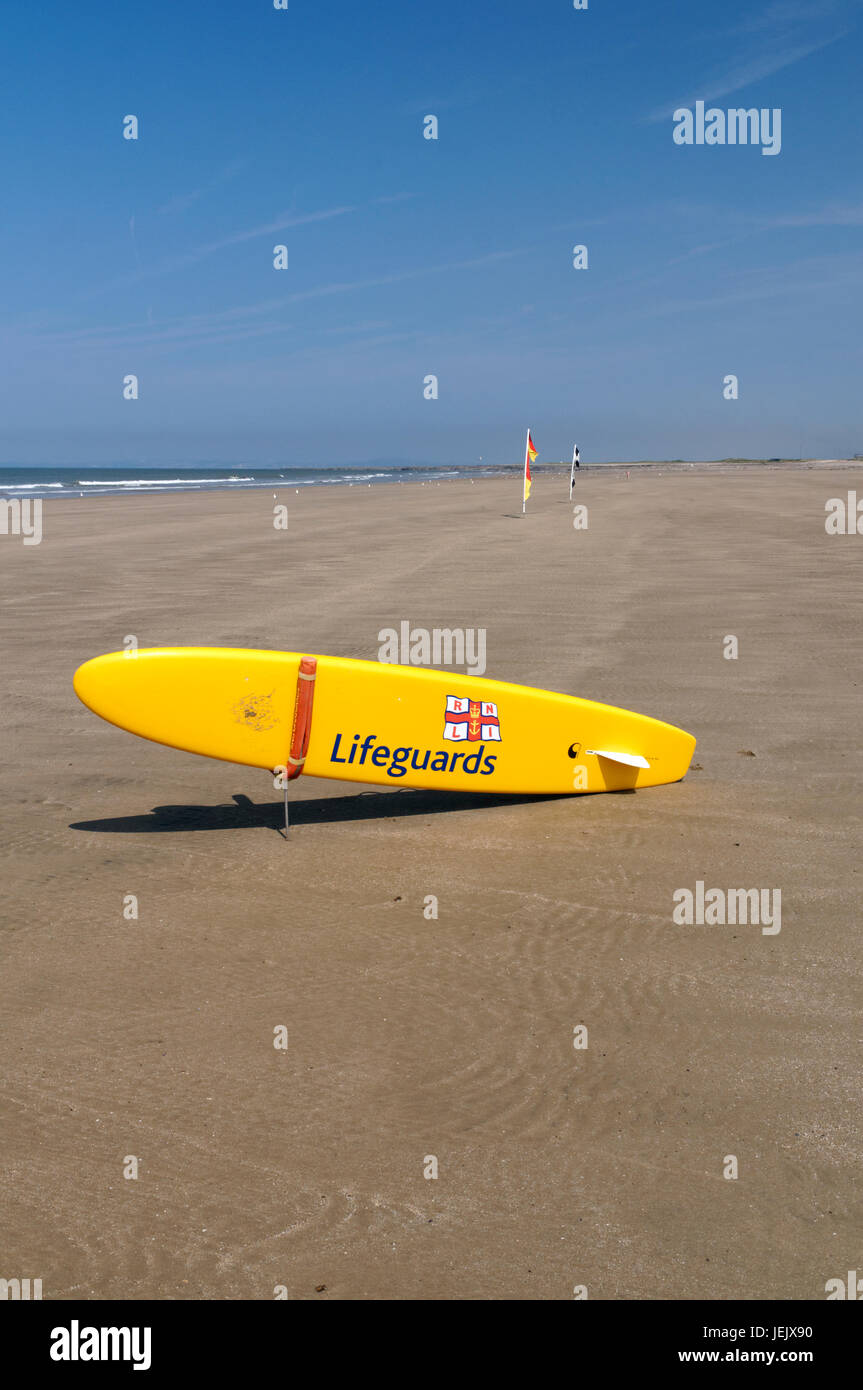 RNLI Lifeguard, Rest Bay, Porthcawl, South Wales, UK Stock Photo - Alamy
