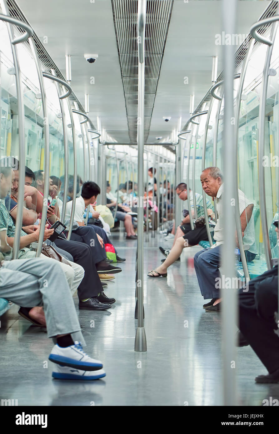 Walking Into Subway Pole